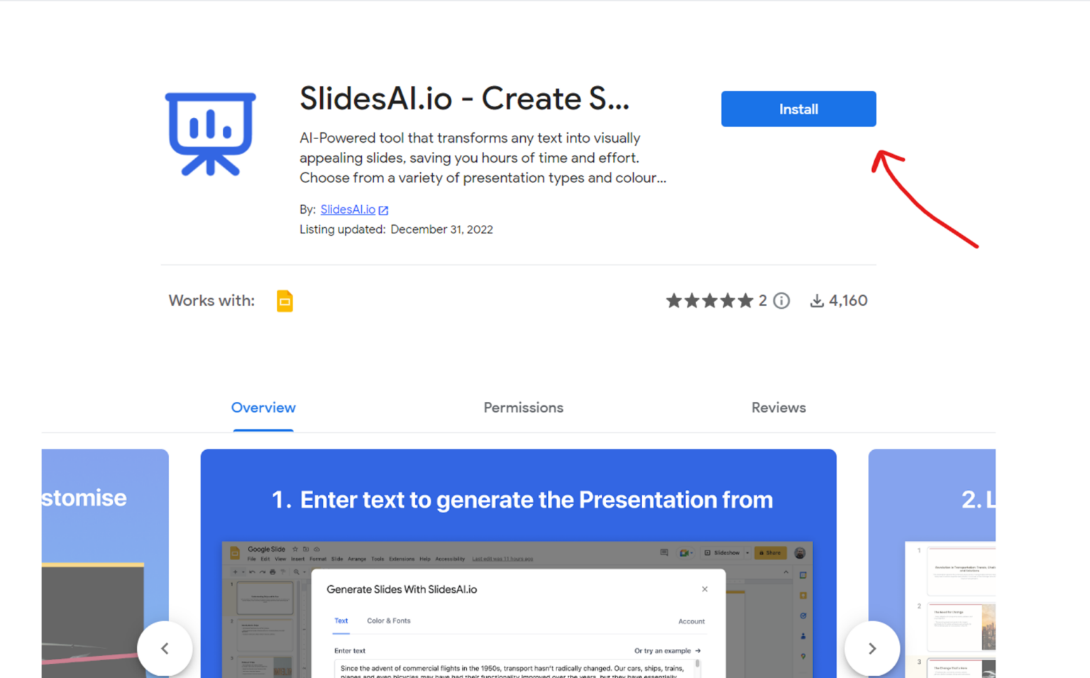 Get Started with SlidesAI – AI Powered Text To Presentation Tool